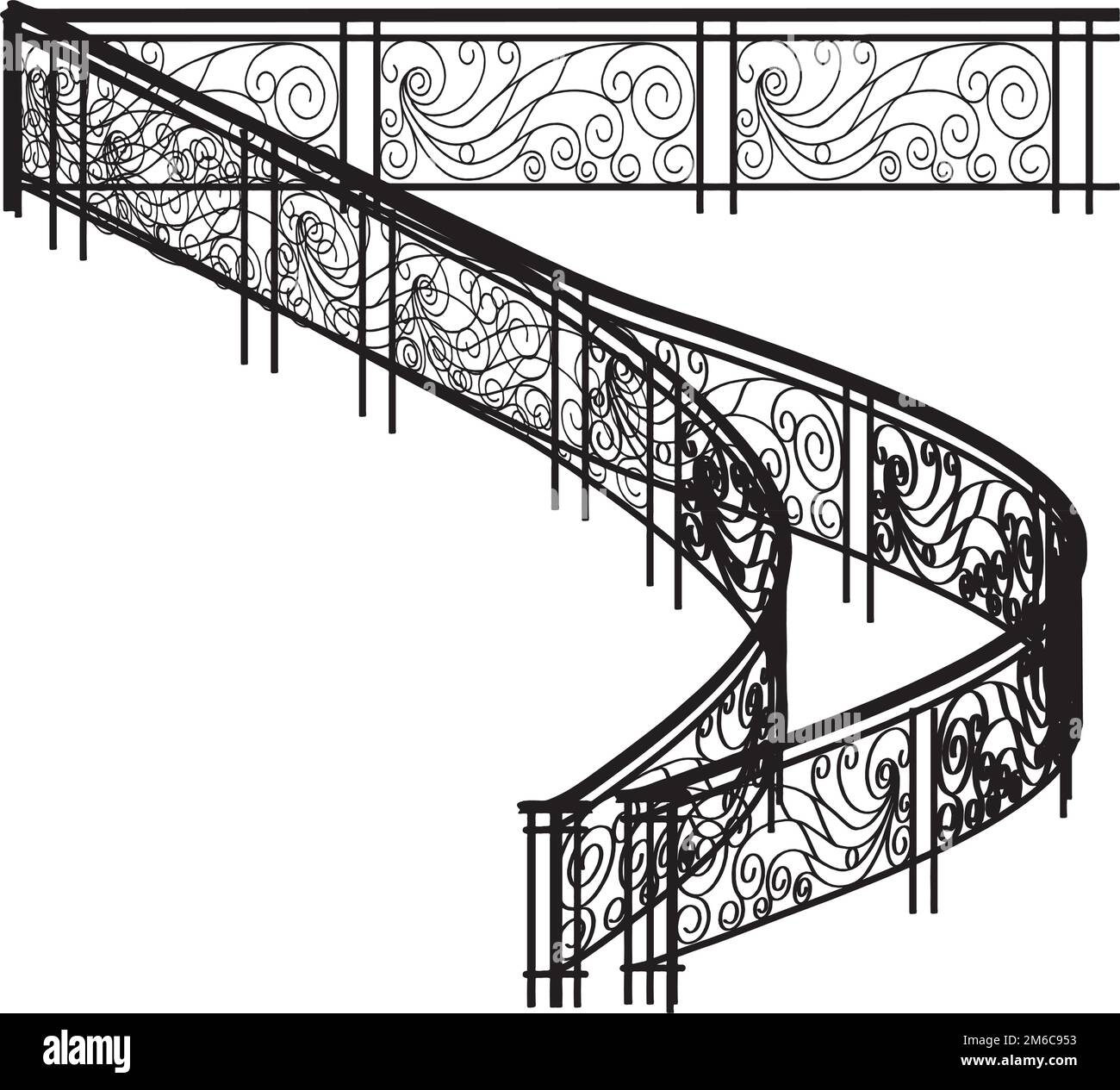 Torre con scala a chiocciola Immagini Vettoriali Stock - Alamy