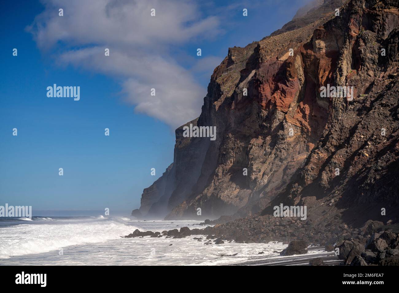Der Strand Playa del Inglés, Valle Gran Rey, la Gomera, Kanarische Inseln, Spanien | la spiaggia ...