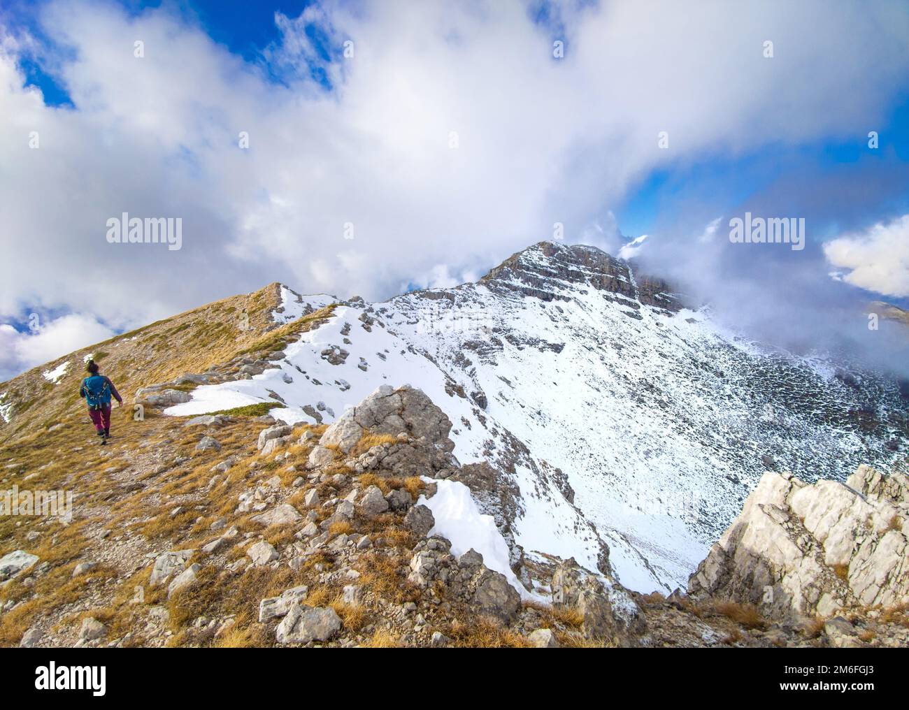 Lago di Duchessa Monte Morrone (Italia) - la cima paesaggistica con ...