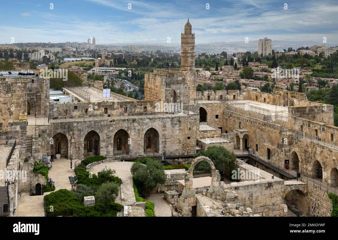 Torre di david museo della storia di gerusalemme immagini e fotografie stock ad alta risoluzione ...