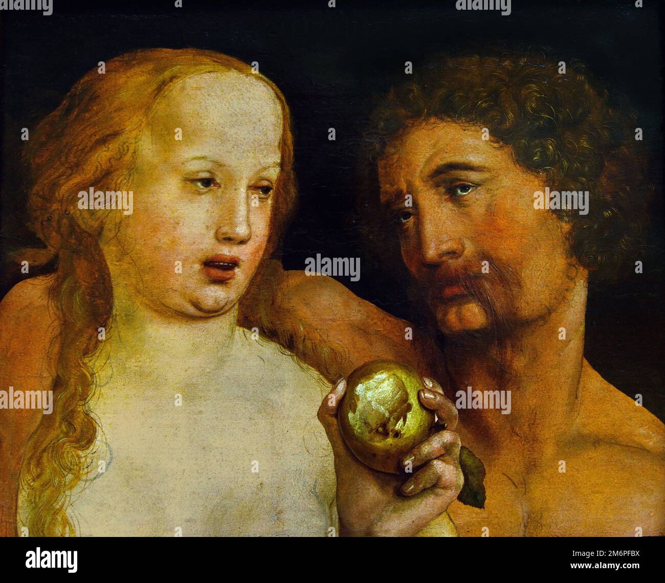 Adamo ed Eva 1517 di Hans Holbein (il giovane) 1497-1543, Germania ...