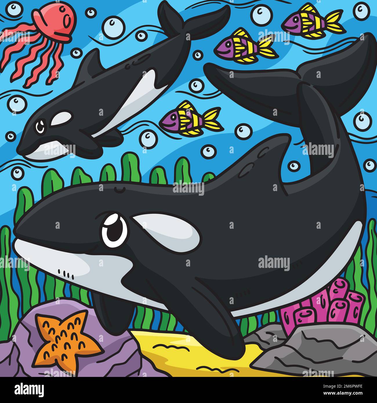 Cartone animato killer whale immagini e fotografie stock ad alta ...