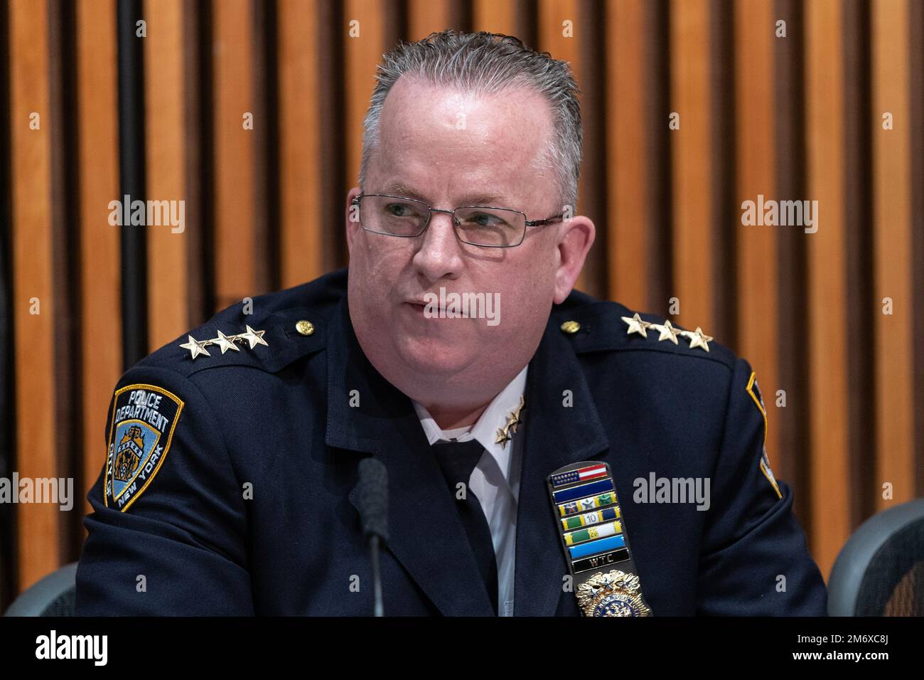 Il capo del nypd, john chell immagini e fotografie stock ad alta ...