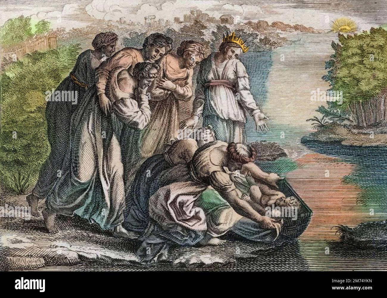 La Bibbia par le Sieur de Royaumont, Antico Testamento : Moise sauve ...