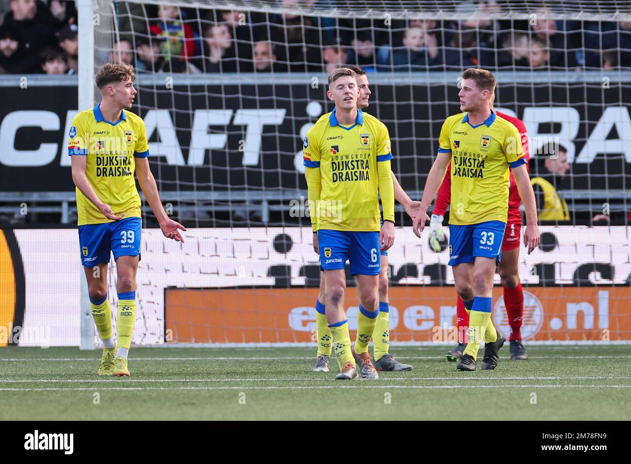 LEEUWARDEN, PAESI BASSI - 8 GENNAIO: Milanese Smit di Cambuur, Mees ...