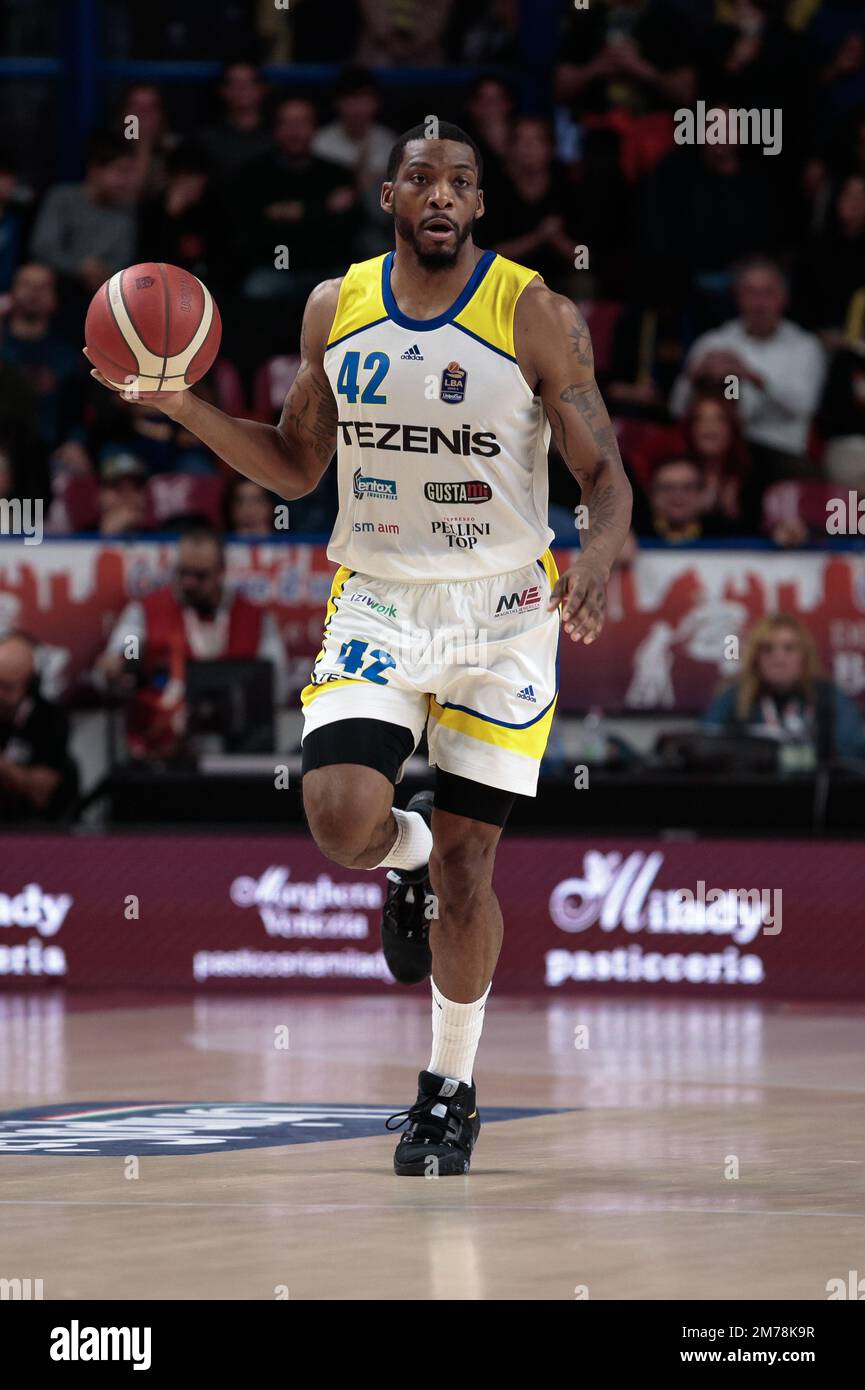 Jamarr Sanders (Tezenis Verona) durante il Campionato Italiano di ...
