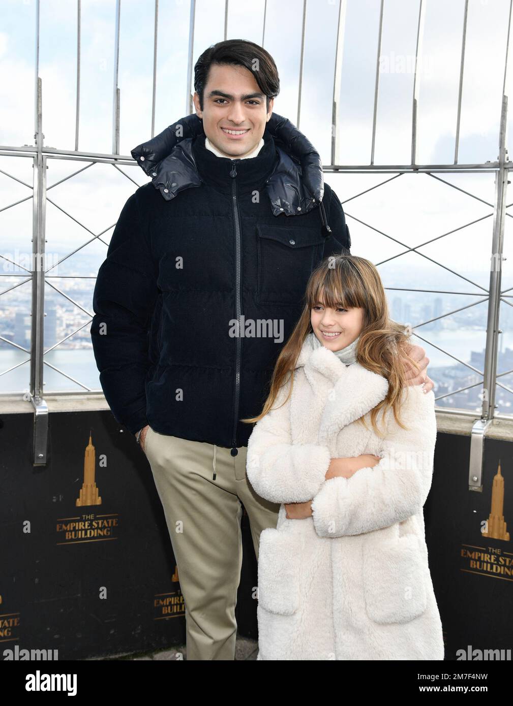 Matteo Bocelli, left, and sister Virginia Bocelli pose on the 86th ...