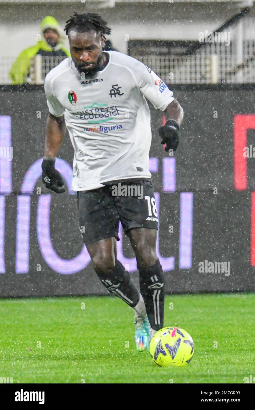 Stadio Alberto picco, la Spezia, 08 gennaio 2023, M'Bala Nzola di ...
