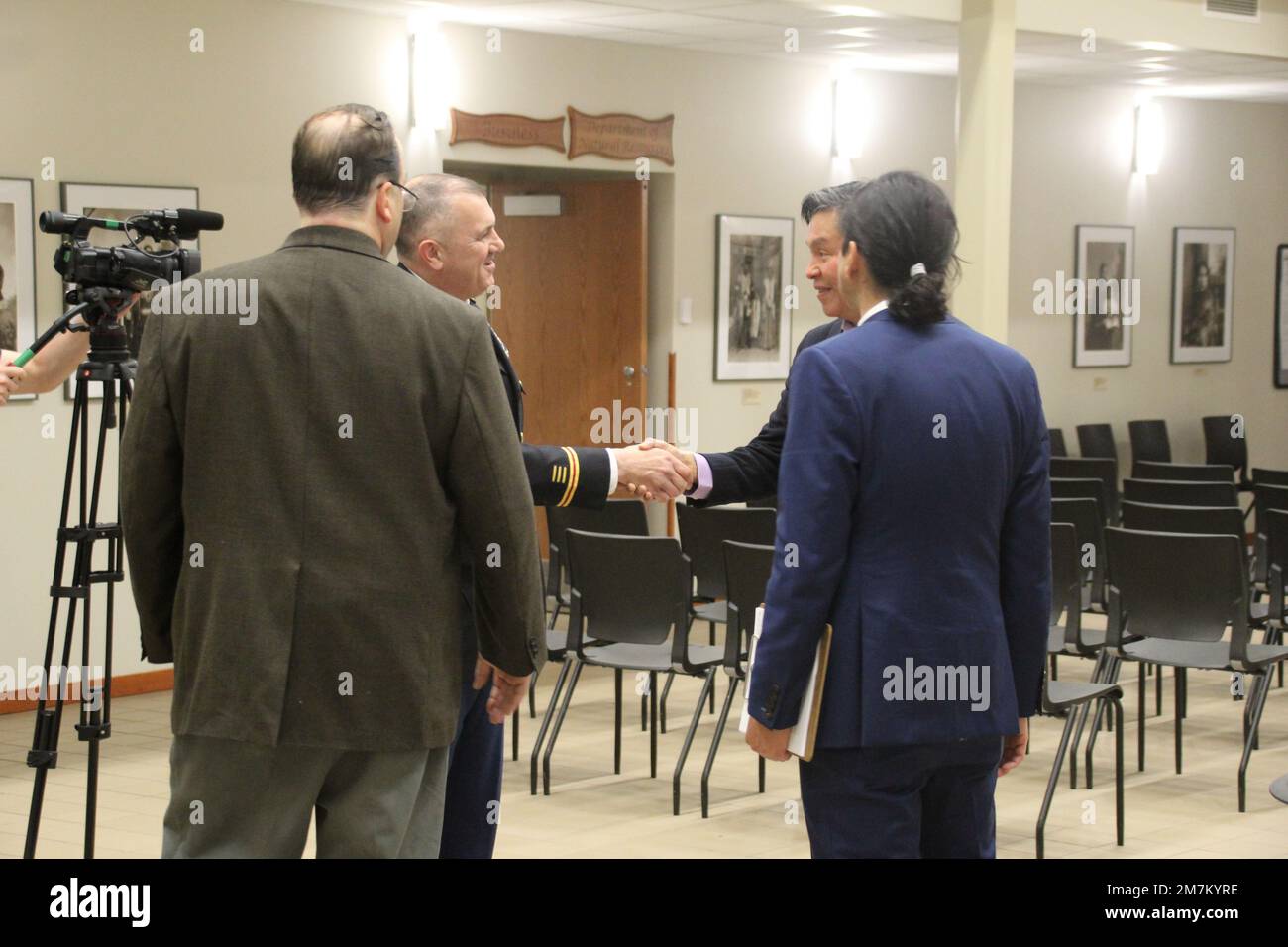 Una scena è mostrata il 10 maggio 2022, di una cerimonia speciale di ...