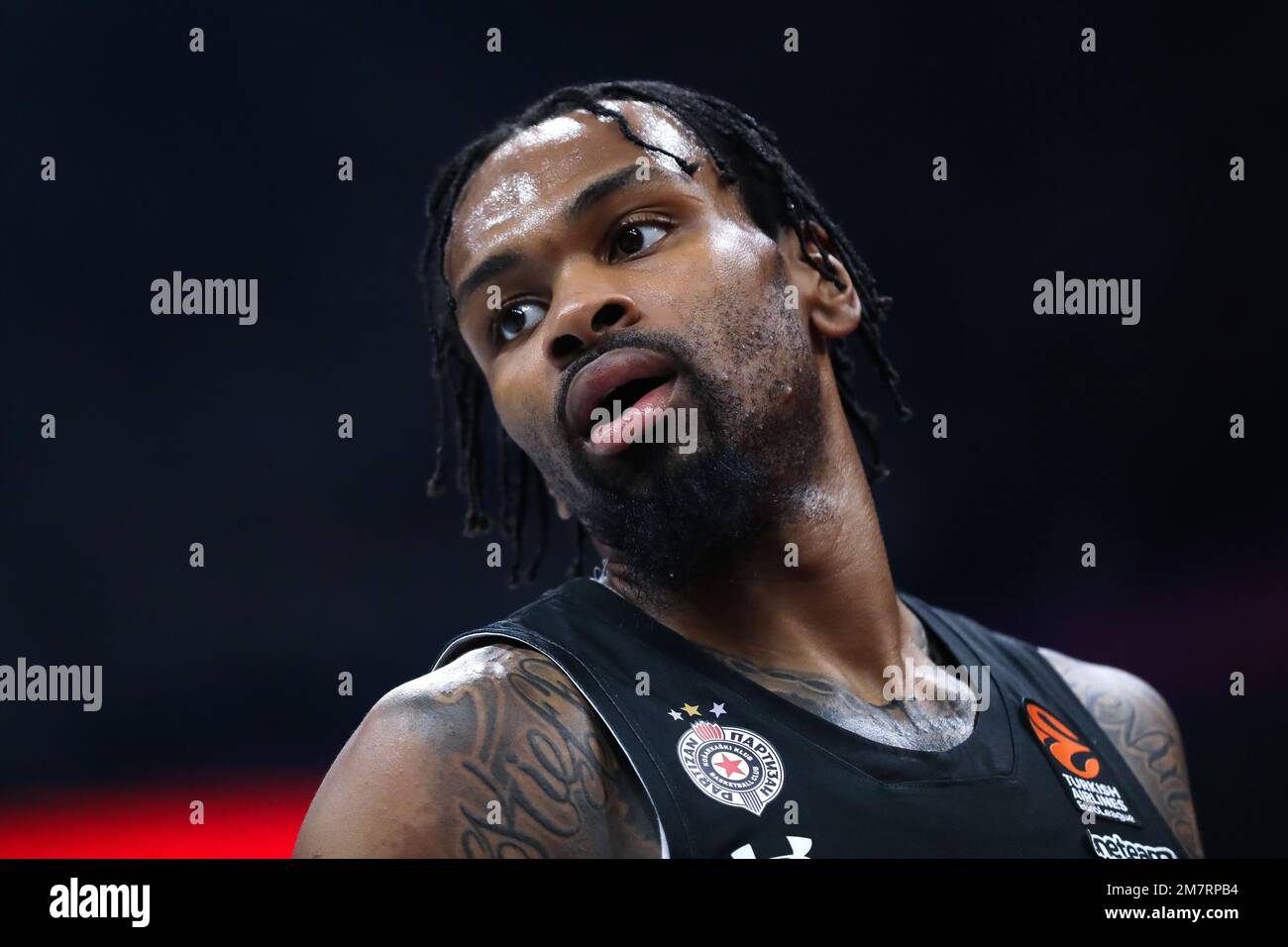 Belgrado, Serbia, 5 gennaio 2023. Kevin Punter di Partizan Mozzart Bet ...