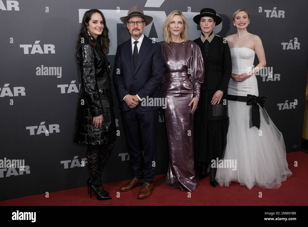 Noemie Merlant, from left, director Todd Field, Cate Blanchett, Nina Hoss and Sophie Kauer pose ...