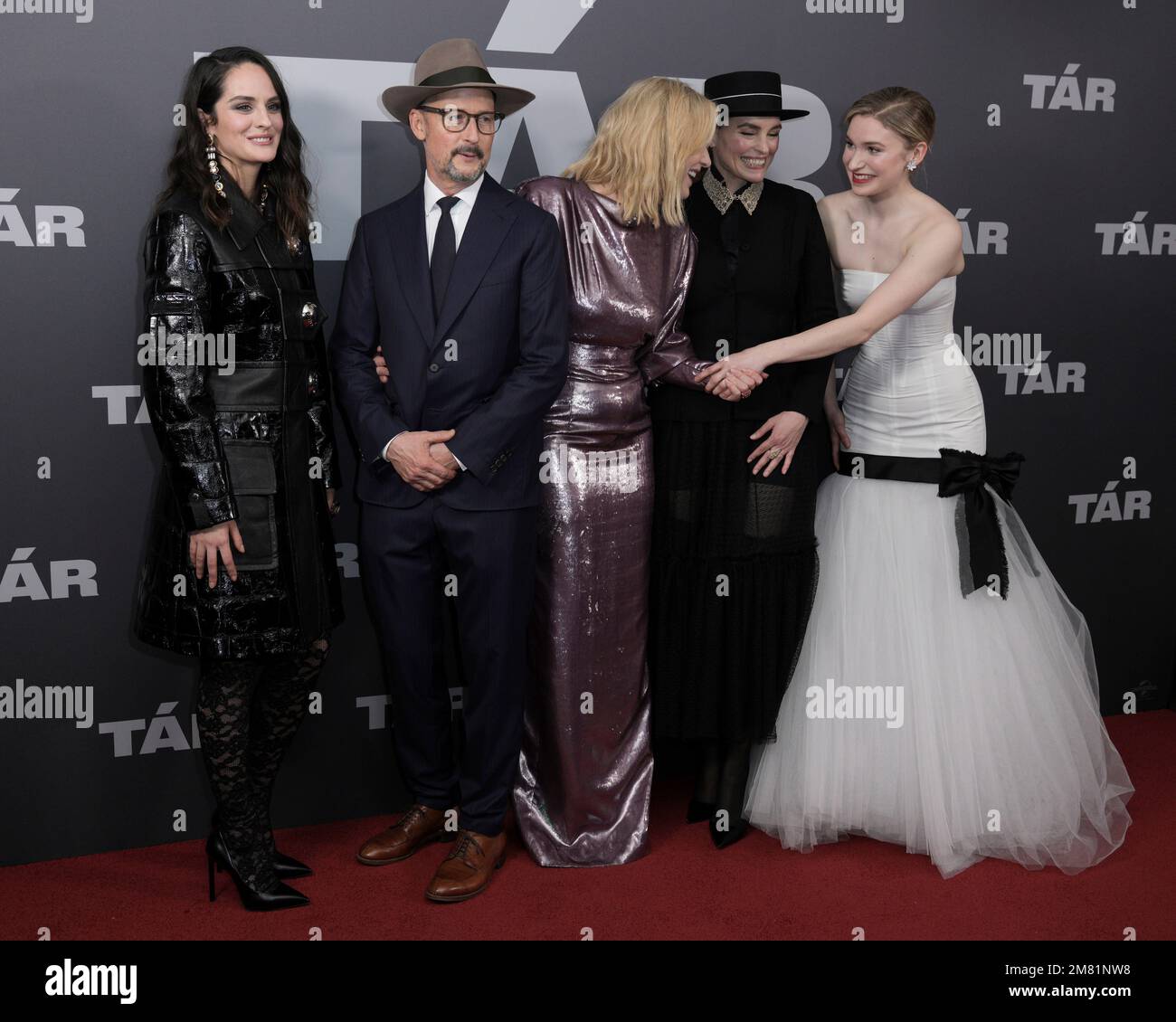Noemie Merlant, from left, director Todd Field, Cate Blanchett, Nina Hoss and Sophie Kauer pose ...
