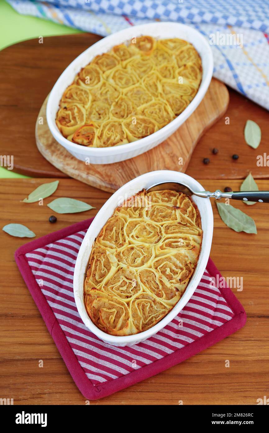 Cucina sveva, Krautkrapfen, sacchi di farina, crauti in pasta sfoglia ...