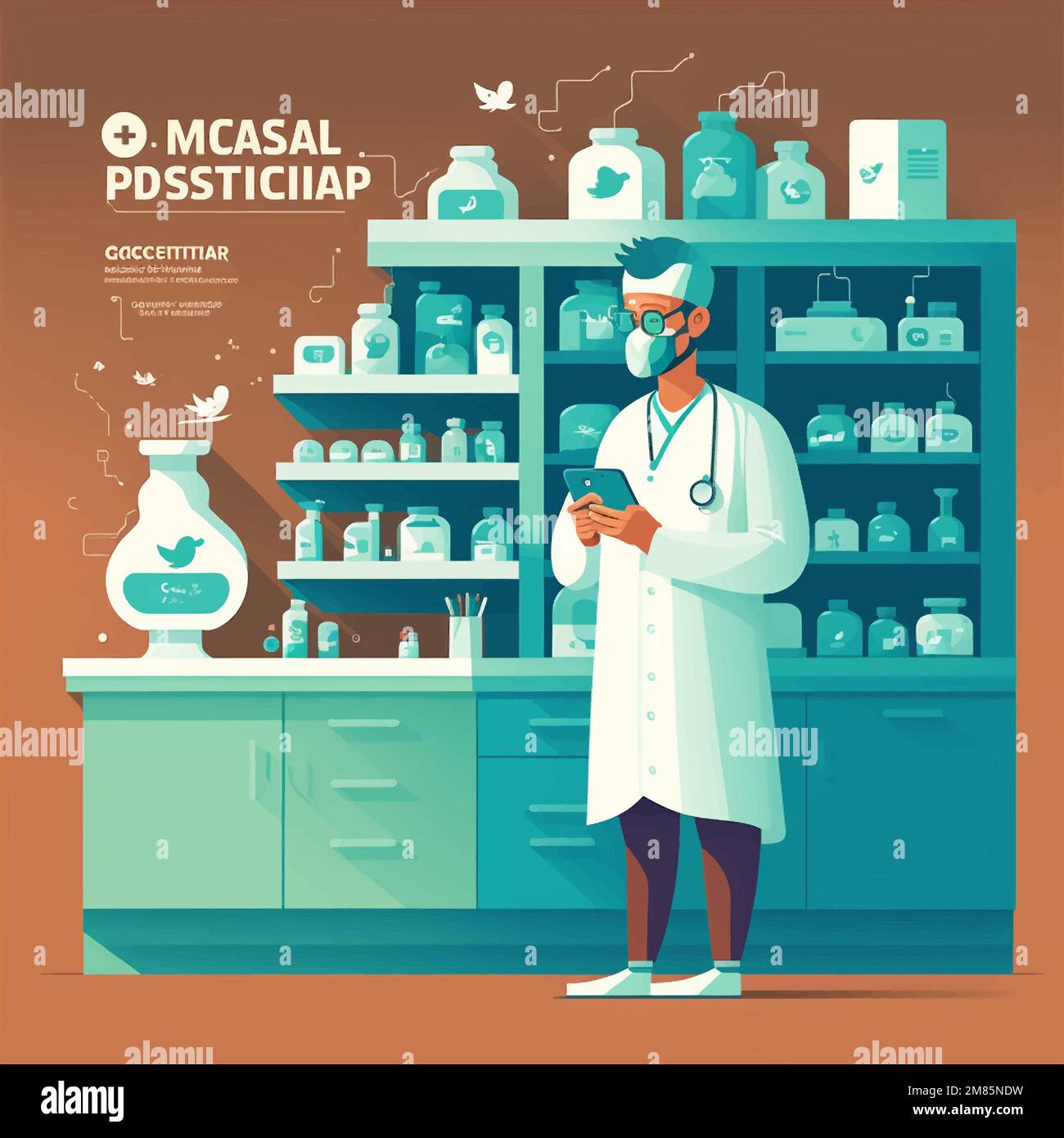 Scienziato sociale Immagini Vettoriali Stock - Alamy