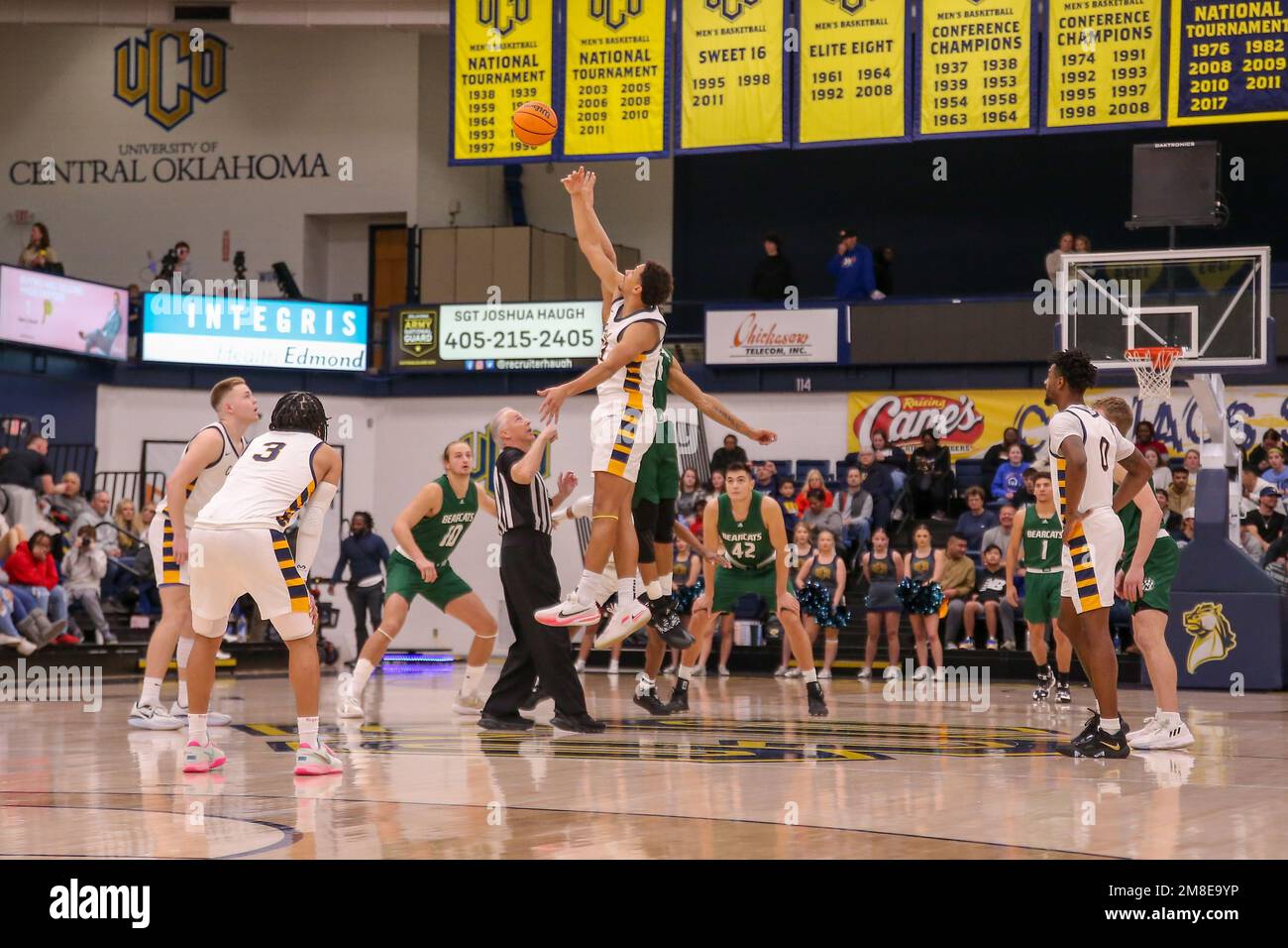 12 gennaio 2023: La University of Central Oklahoma Bronchos Forward ...