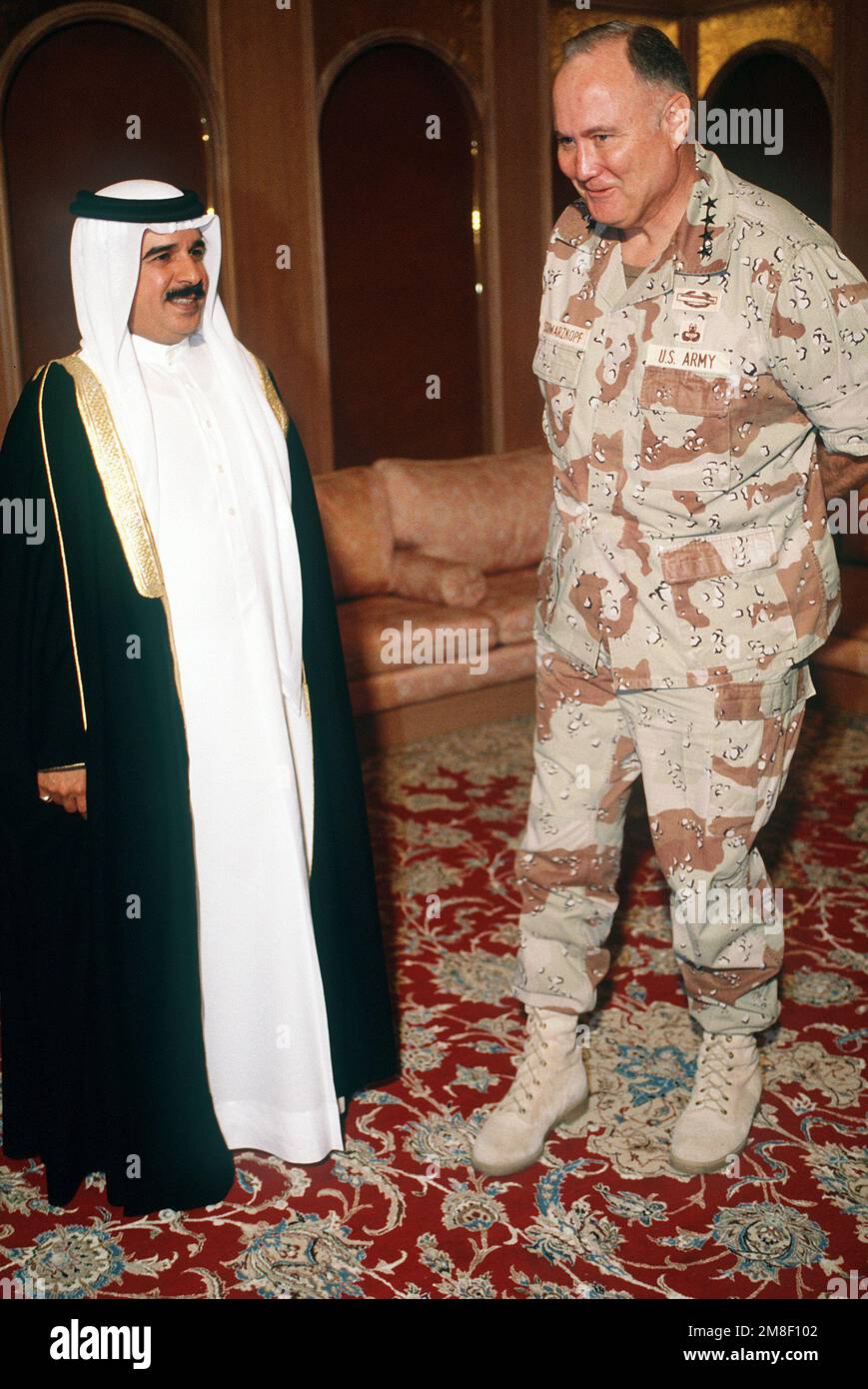 GEN. Norman Schwarzkopf, comandante in capo, Stati Uniti Comando ...