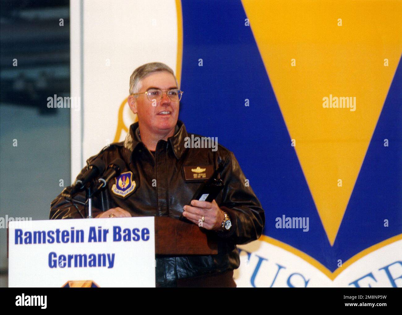 BGEN Michael Wooley, Commander, 86th Airlift Wing, Ramstein Air base ...