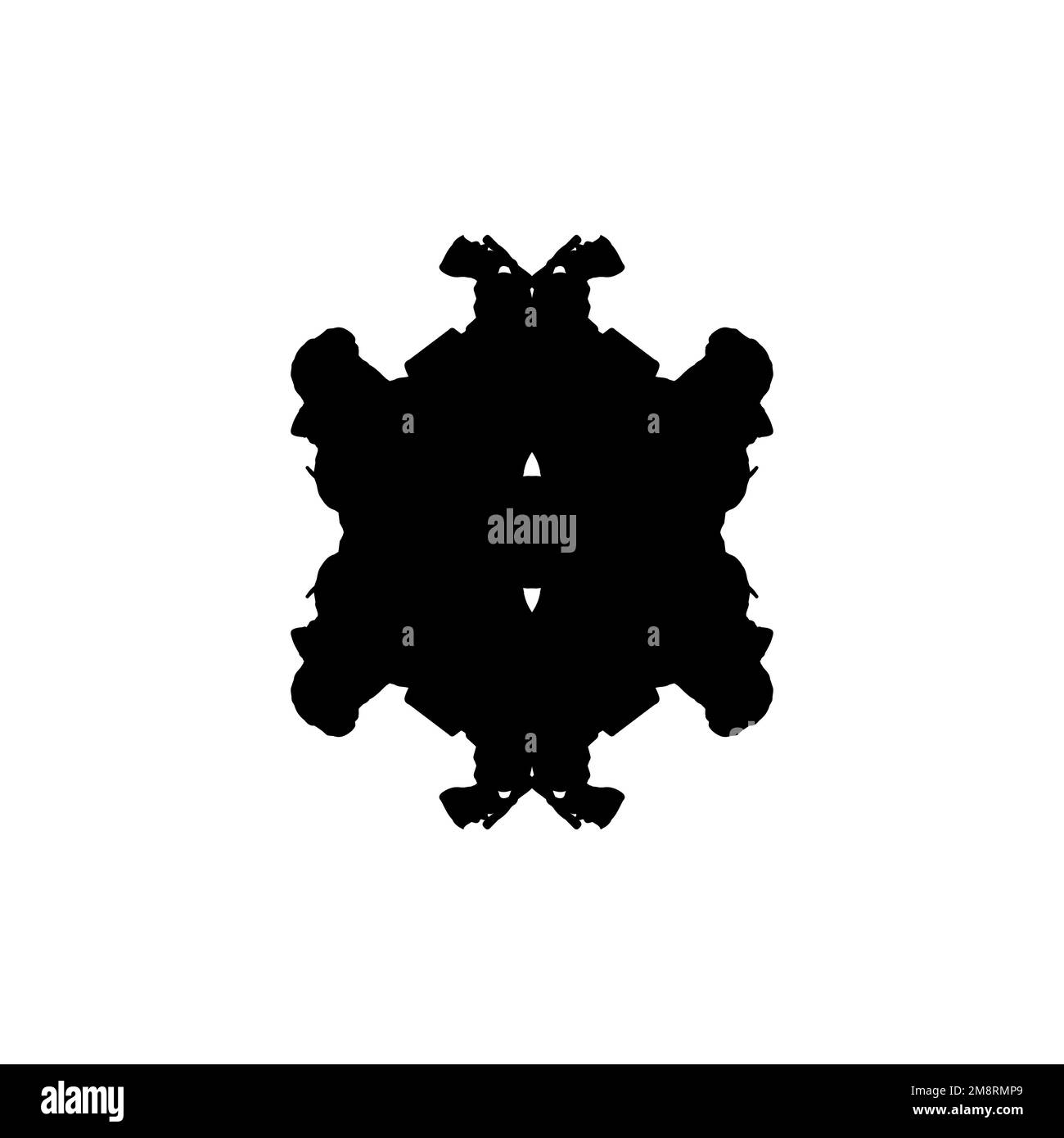 Icona test Rorschach. Simbolo di sfondo del test Rorschach di stile ...