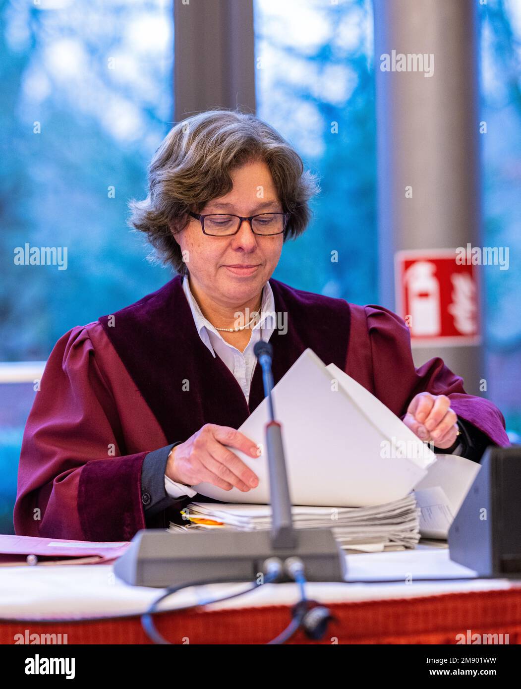 16 gennaio 2023, Renania settentrionale-Vestfalia, Münster: All'inizio ...