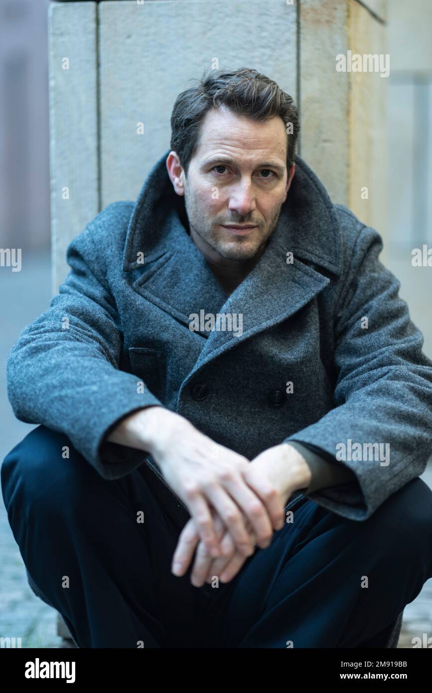 PRODUZIONE - 16 gennaio 2023, Hessen, Francoforte sul meno: L'attore ...