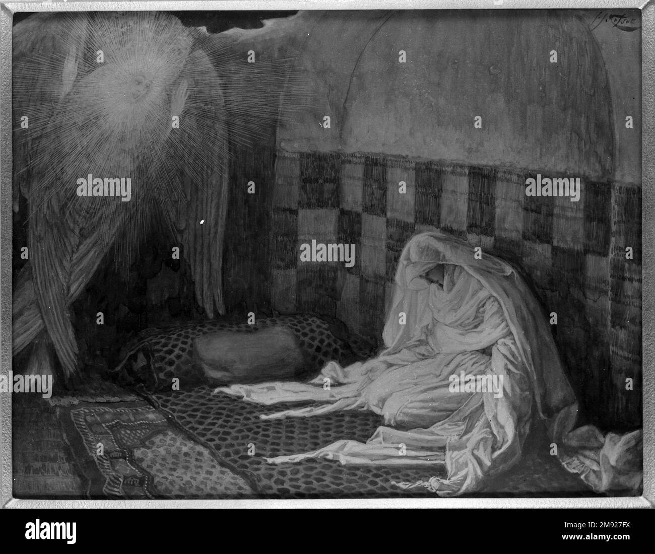 L'Annunciazione James Tissot (francese, 1836-1902). L'annunciazione (l ...