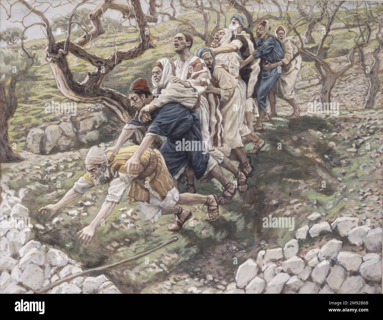 The Blind in the Ditch (Les aveugles dans le fossé) James Tissot ...
