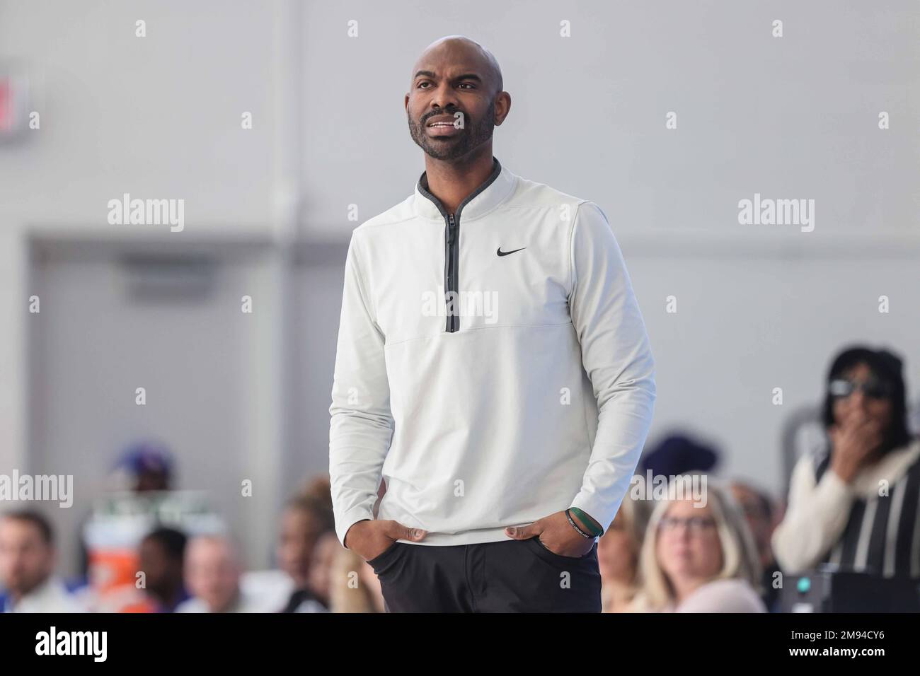 Wilmington, DE, Stati Uniti. 16th Jan, 2023. Wisconsin Herd Head Coach ...