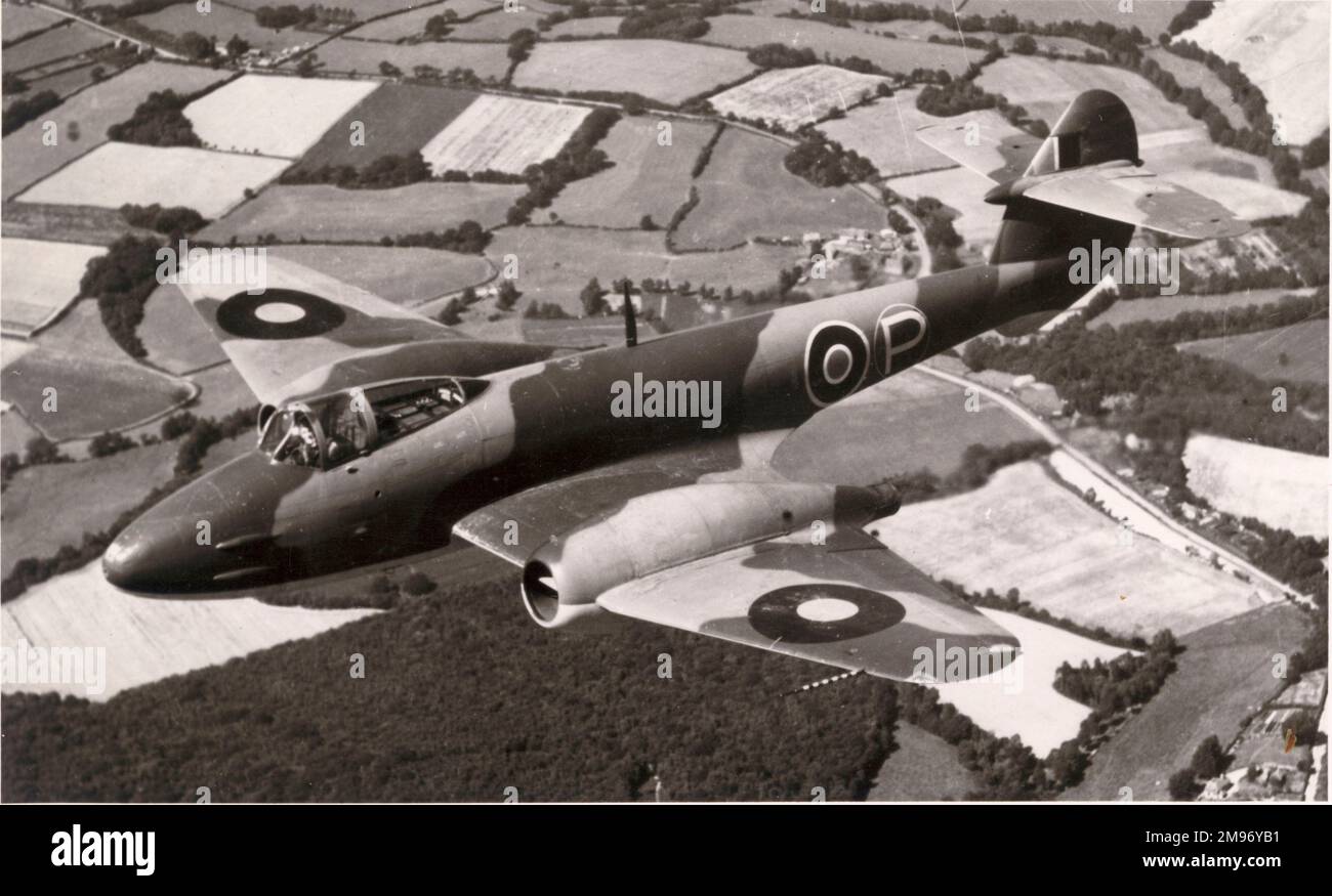 Il quinto Gloster Meteor F1, EE214/G. Prima di andare a 616 Squadron ...
