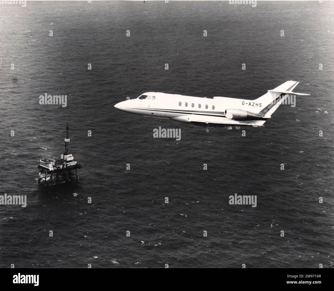 Hawker Siddeley HS125-600B, G-AZHS, il secondo -600, volò per la prima ...