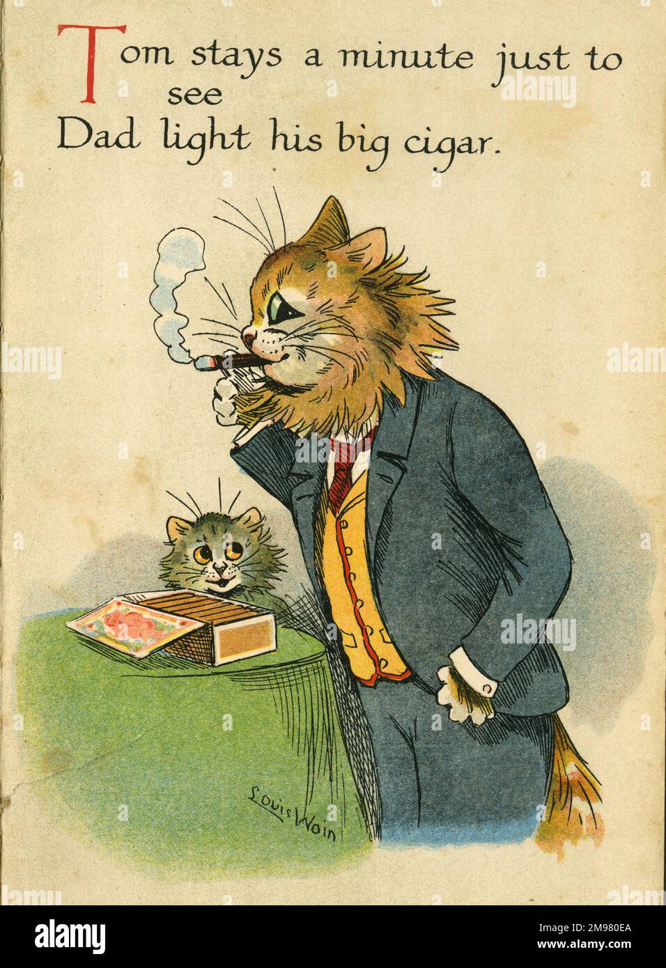 Gatto che fuma un sigaro immagini e fotografie stock ad alta ...