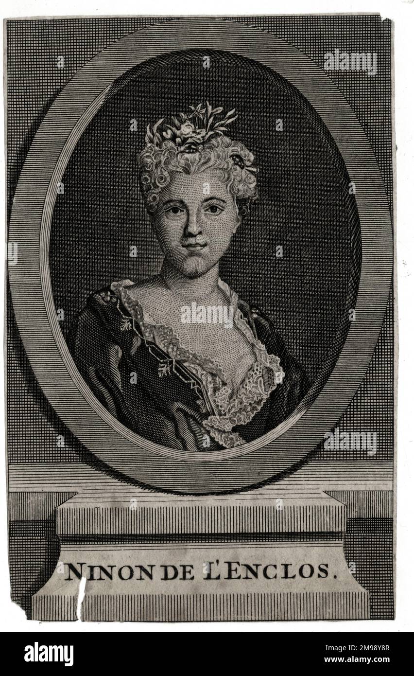 Cortigiana francese ninon de lenclos immagini e fotografie stock ad ...