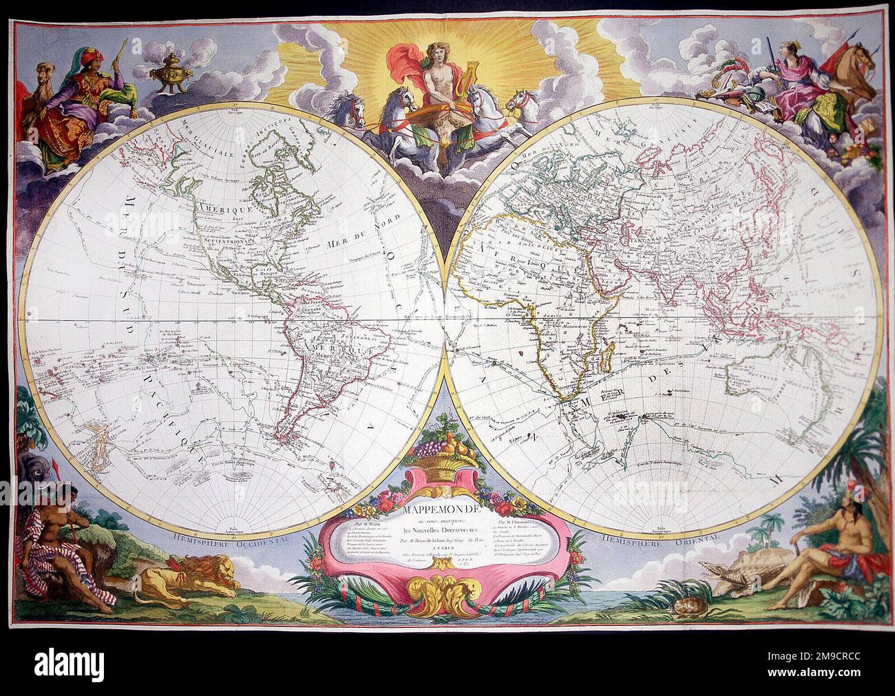 Mappa dell'emisfero mappa immagini e fotografie stock ad alta ...