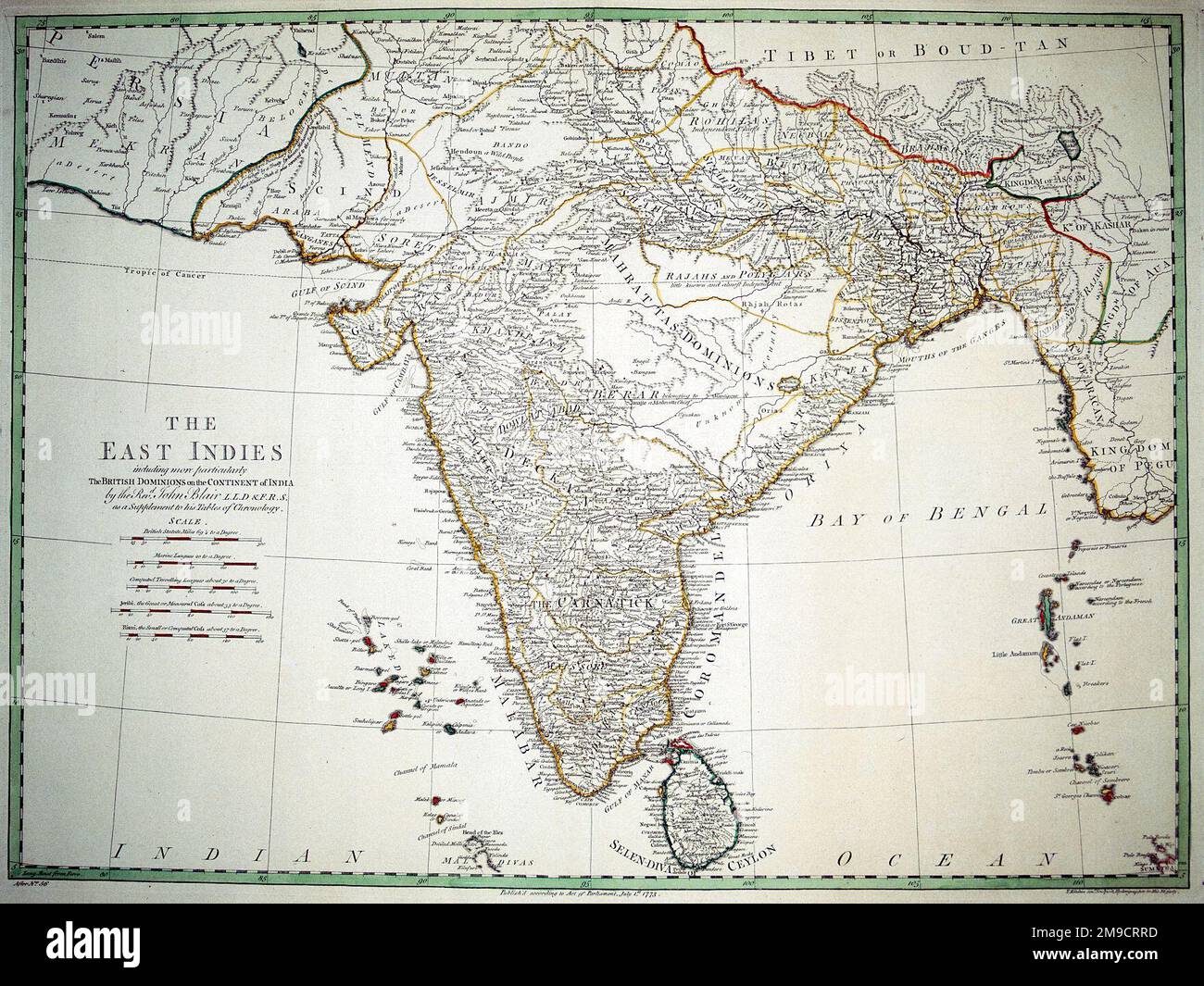 Mappa della storia dell'india immagini e fotografie stock ad alta ...