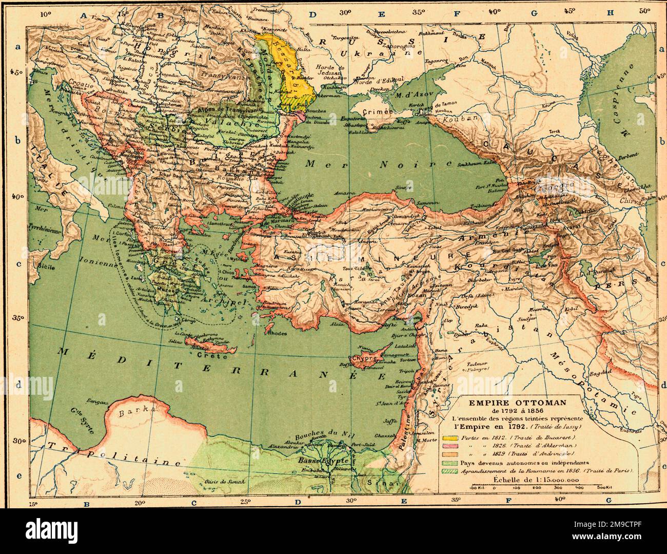 Ottoman empire map immagini e fotografie stock ad alta risoluzione - Alamy
