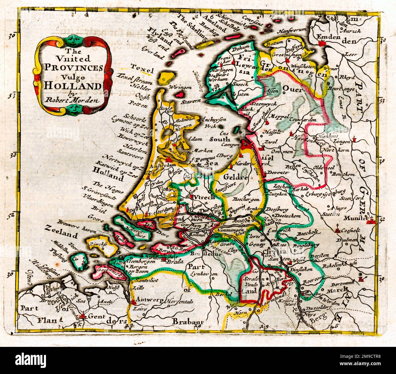 Mappa di olanda immagini e fotografie stock ad alta risoluzione - Alamy