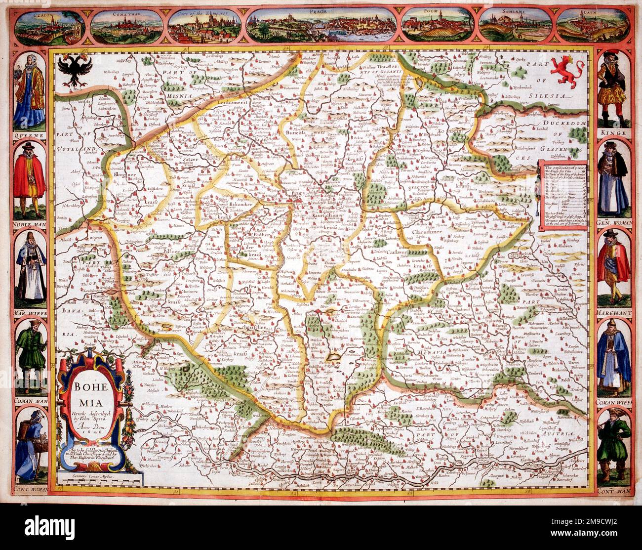 Map of bohemia immagini e fotografie stock ad alta risoluzione - Alamy