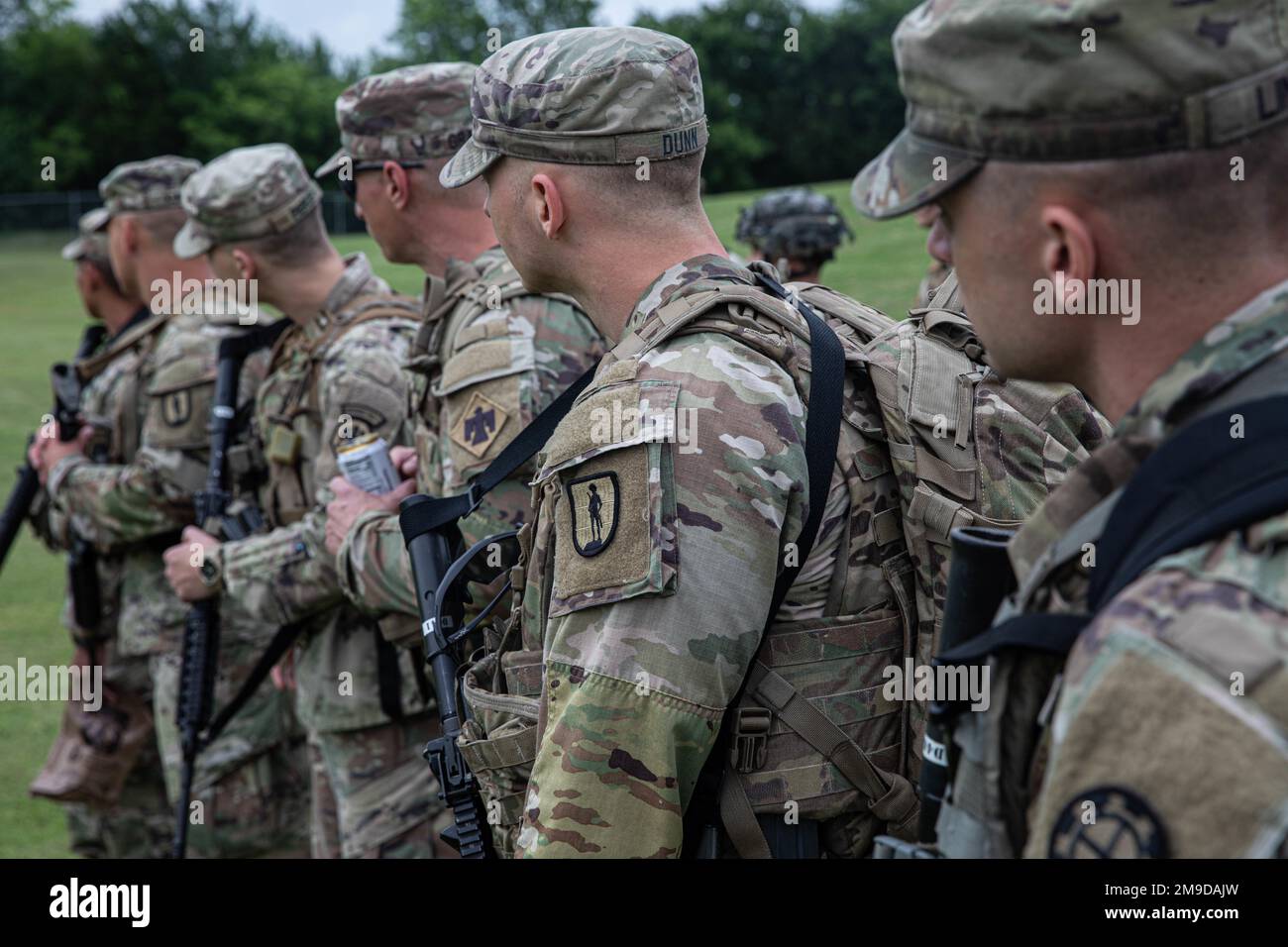 I soldati della Guardia nazionale dell'esercito che gareggiano nella ...