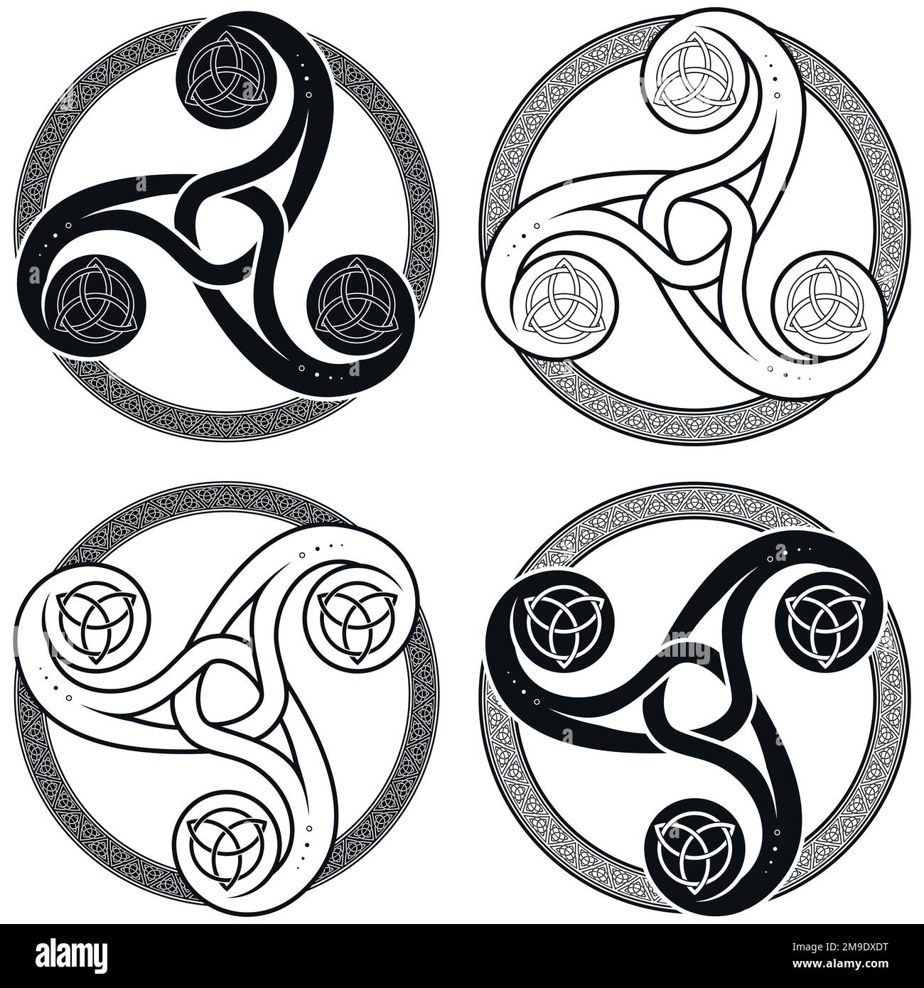 Simbologia celtica Immagini Vettoriali Stock - Alamy