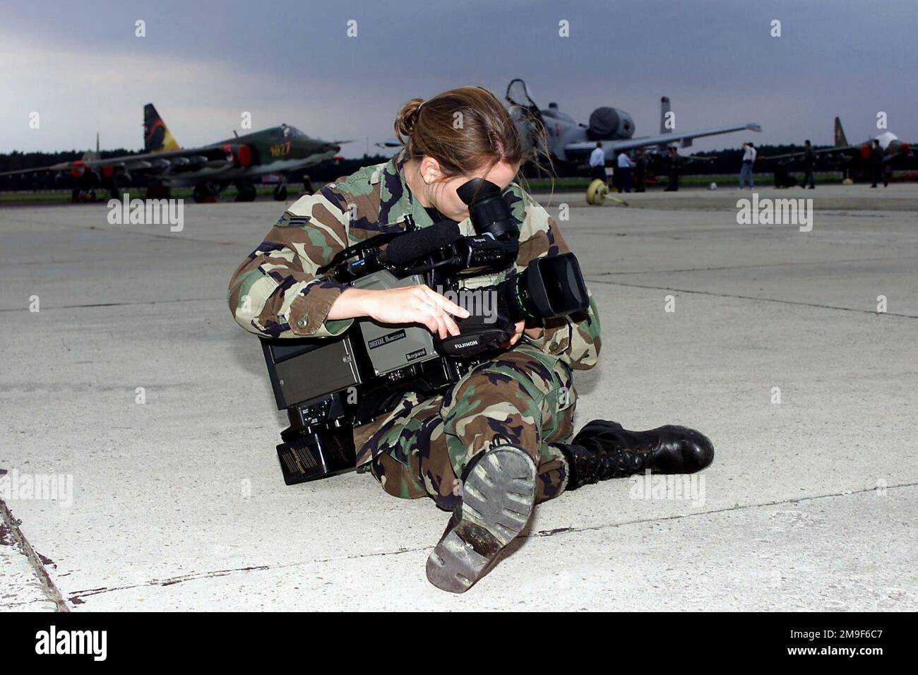 US Air Force AIRMAN First Class Sunny Tunecka, Armed Forces Network Det ...