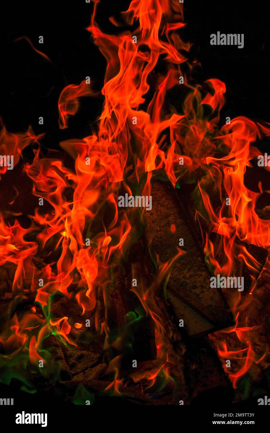 Fuoco Della Carta Da Parati Dei Tamburi