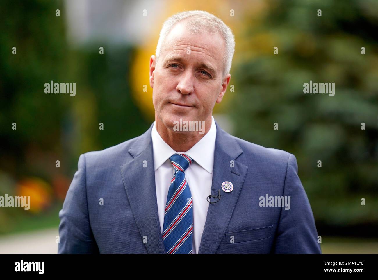 FILE - U.S. Rep. Sean Patrick Maloney, D-N.Y., speaks to a reporter ...