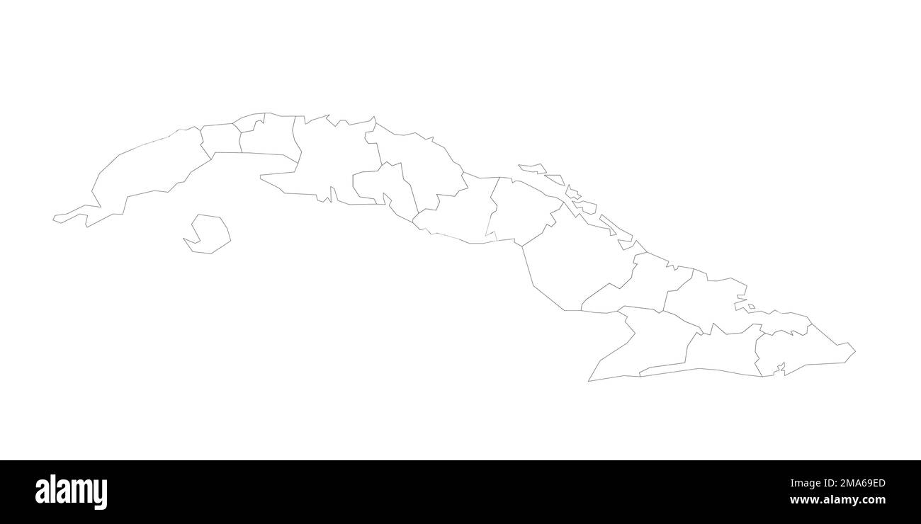 Mapa de division politica de cuba immagini e fotografie stock ad alta ...