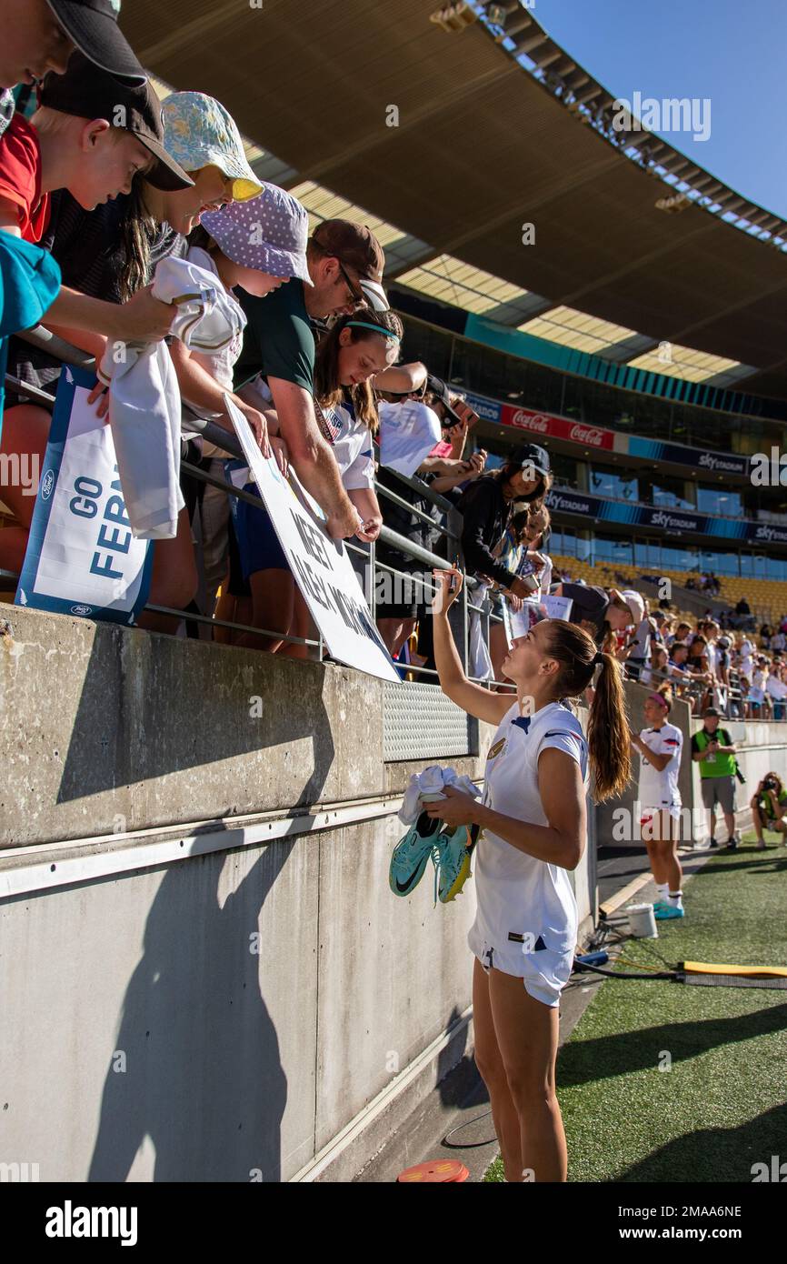 18 gennaio 2023: Wellington, Nuova Zelanda, 19th 2023 gennaio: Alex ...