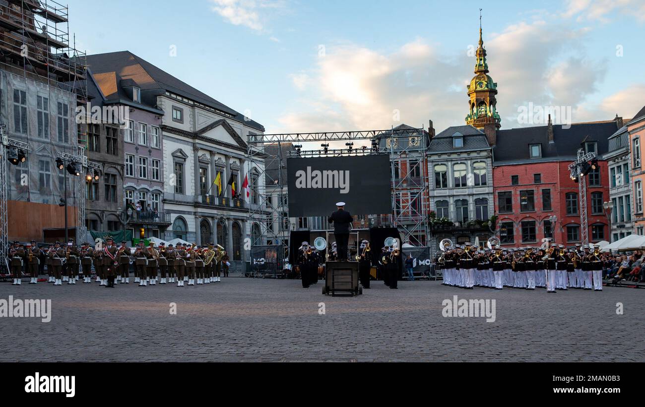 STATI UNITI Marines con la marine Division Band 2D, la Central Band ...