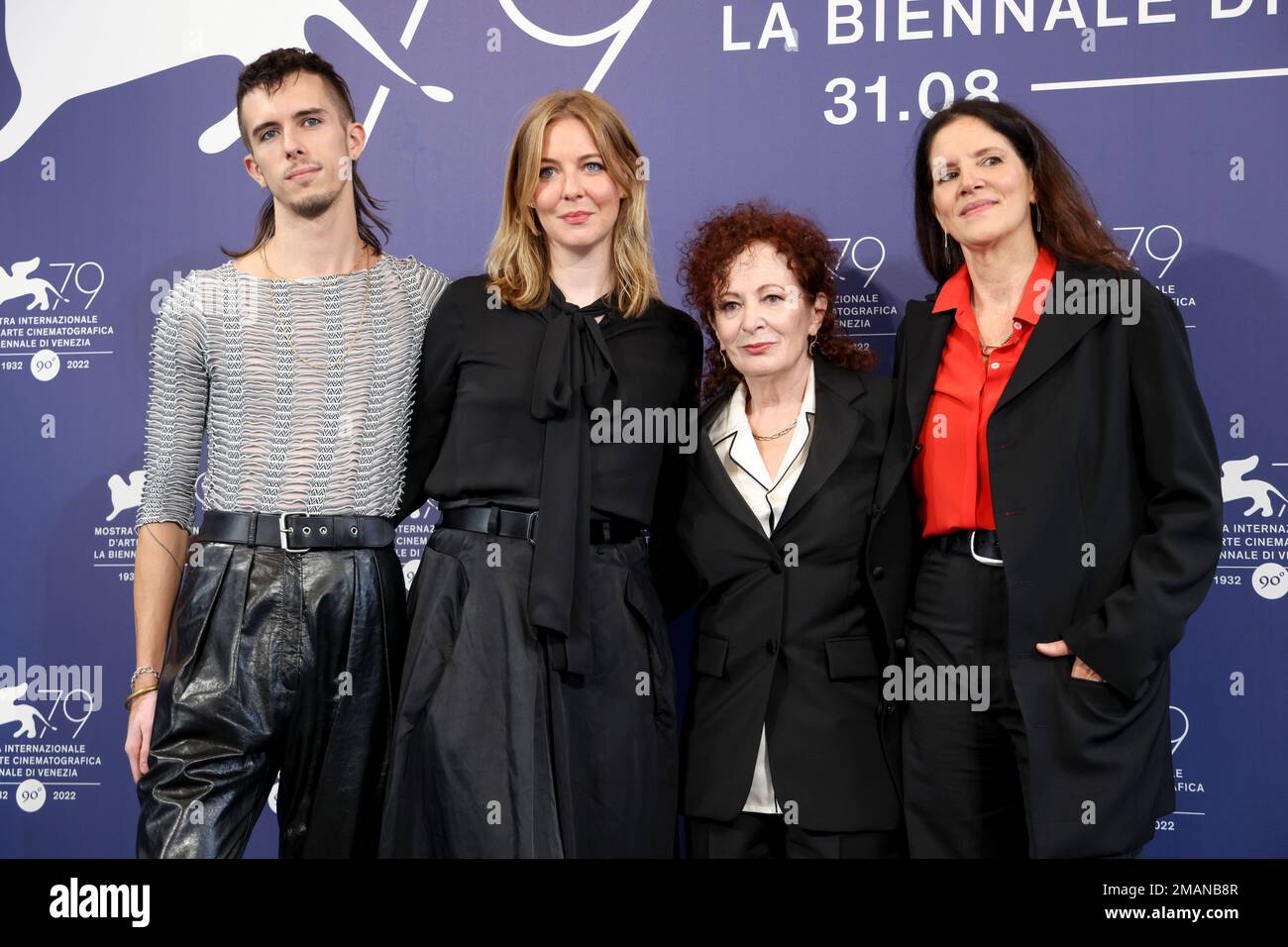 Harry Cullen, from left, Megan Kapler, Nan Goldin and director Laura ...