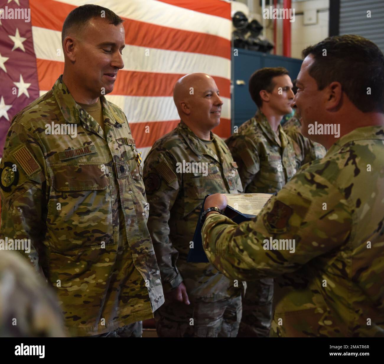 STATI UNITI L'Air Force Lt. Col. Edward Boughal, un ufficiale di ...