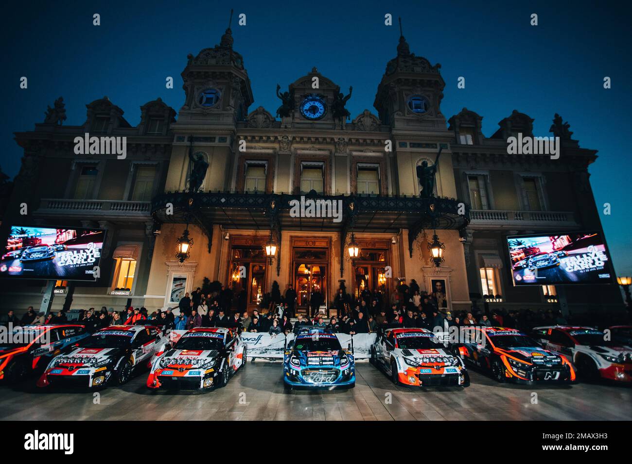Foto di gruppo WRC, atmosfera durante la Rallye Automobile Monte Carlo ...