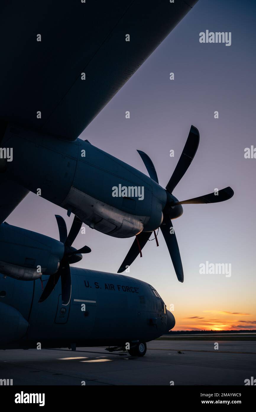 STATI UNITI Air Force C-130 Hercules Airlift Wing 130th, McLaughlin Air ...