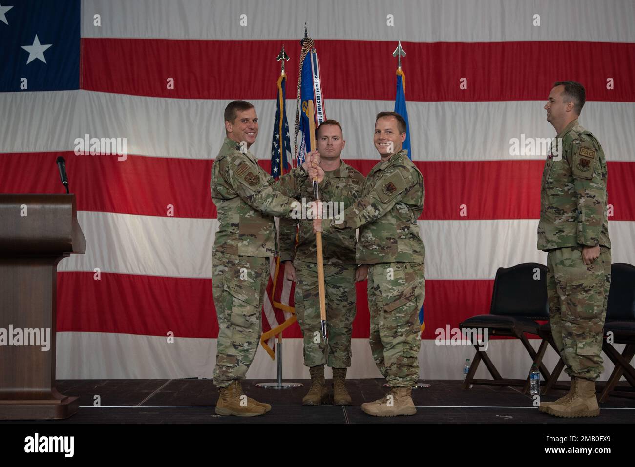 STATI UNITI Kyle Head, 23rd comandante del gruppo di supporto della ...