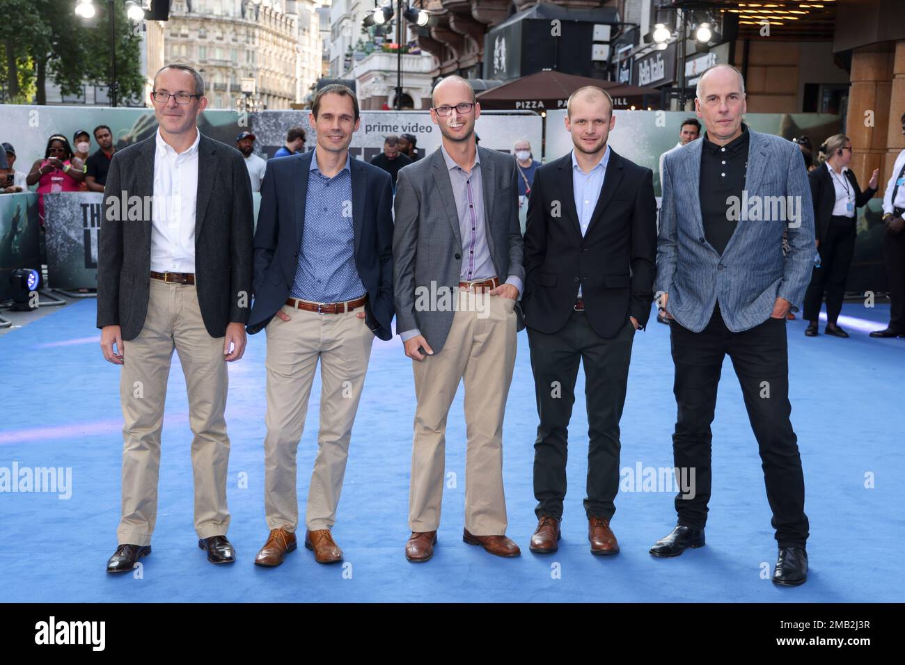Divers Josh Volanthen, from left, Chris Jewell, Josh Bratchley, Connor ...
